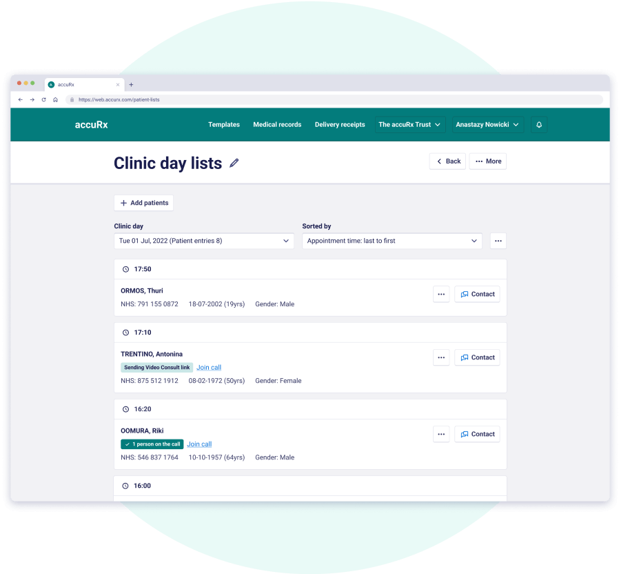 Accurx for Integrated Care